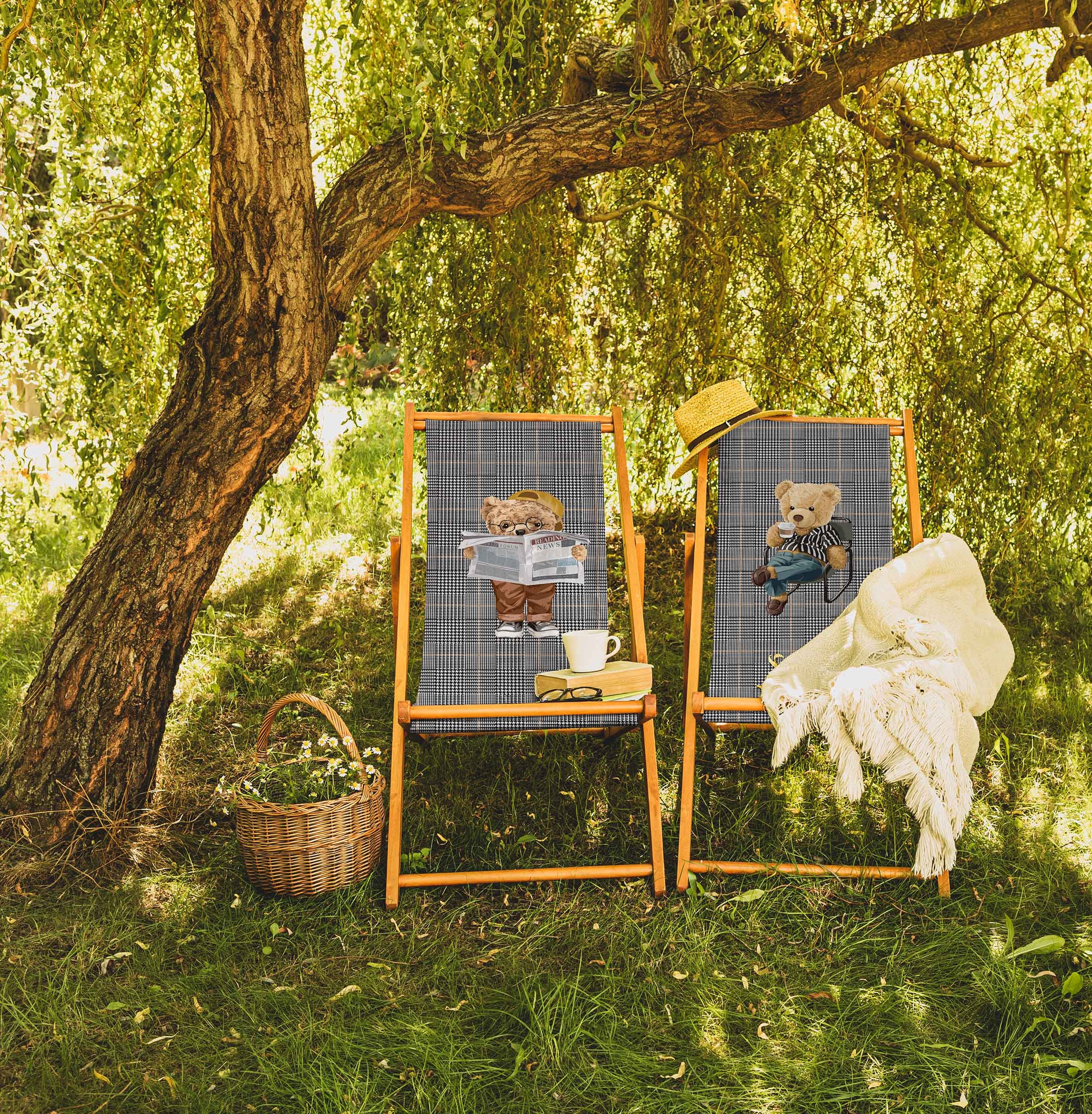 Hey Teddy Resting Katlanabilir Şezlong Katlanır Ahşap Lounge Chair - K ...