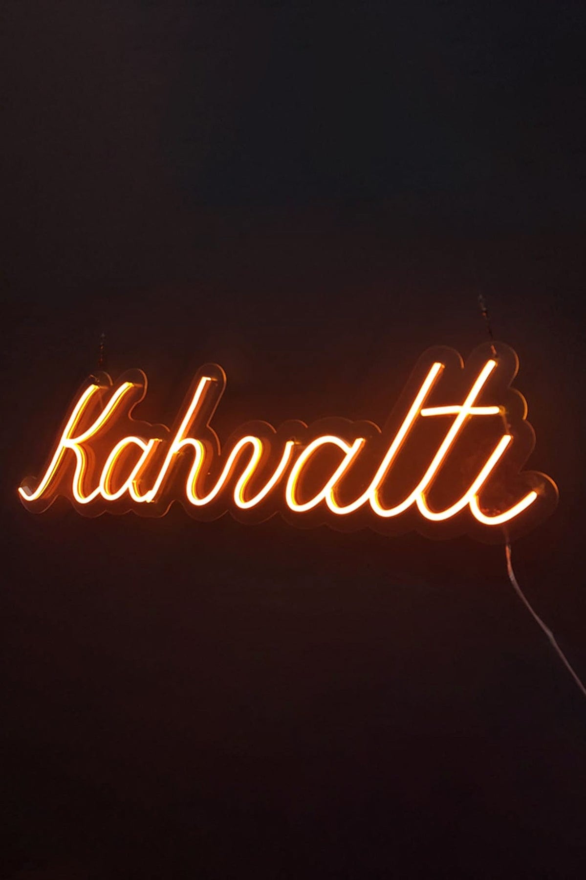 Kahvaltı Yazılı Neon Led Işıklı Tablo Duvar Dekorasyon — Bonvagon.com