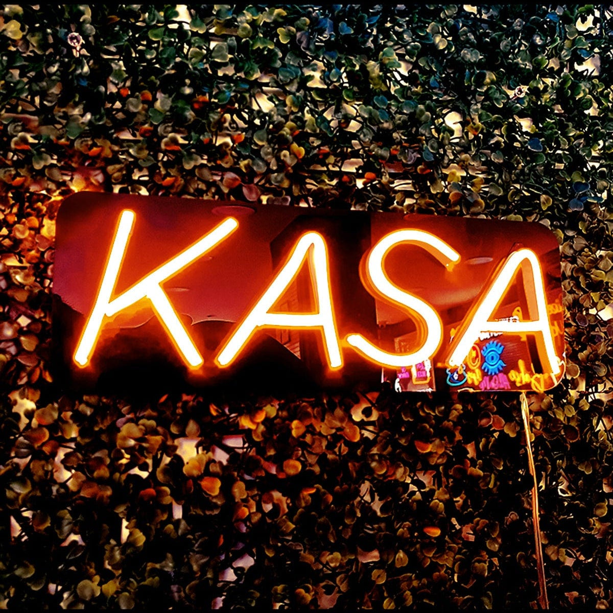 Kasa Yazılı Neon Led Işıklı Tablo Duvar Dekorasyon Bonvagon