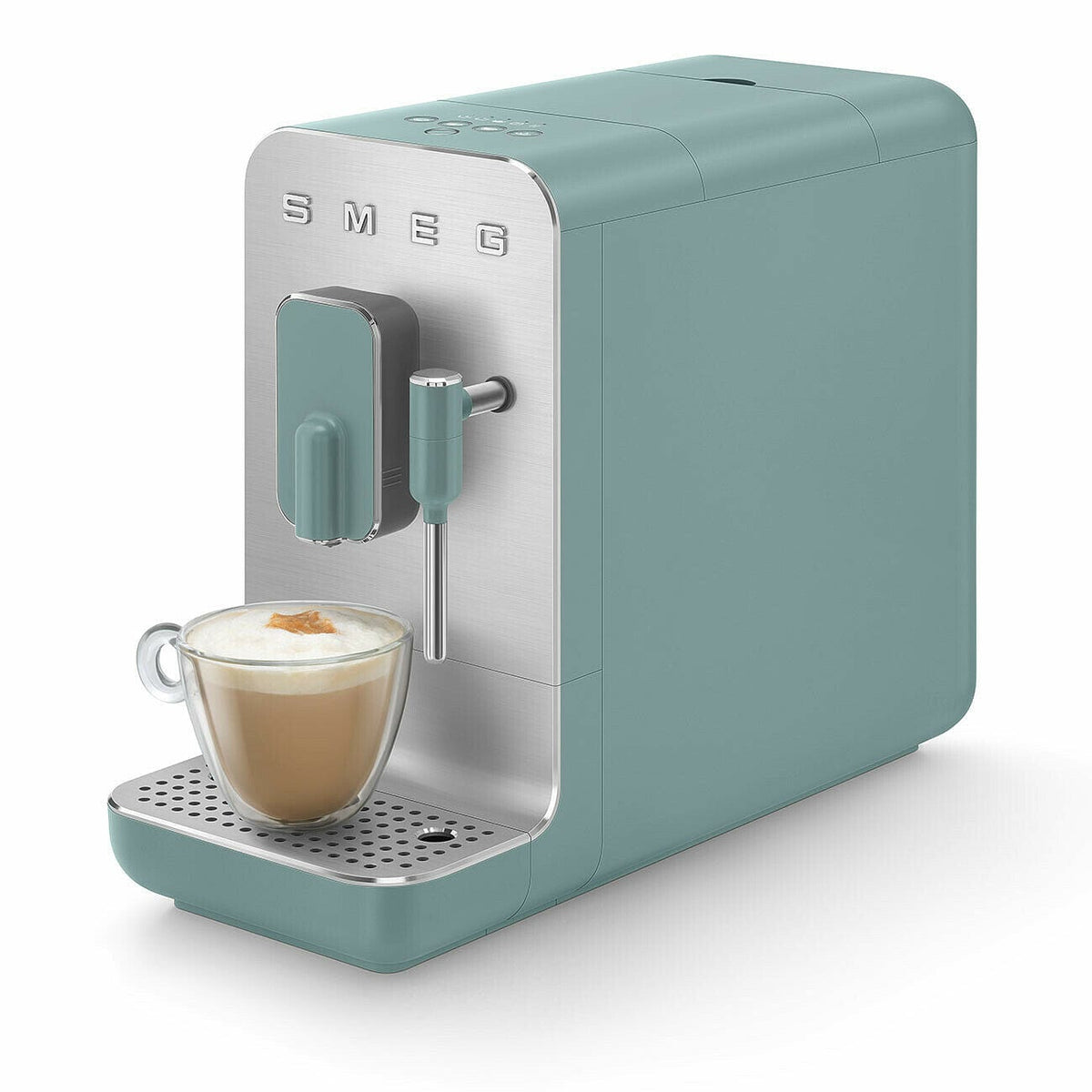 Smeg Mat Zümrüt Yeşili 50's Style BCC02egmeu Otomatik Espresso Kahve M ...